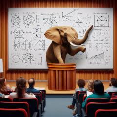 "If you're wondering how to address the elephant in the room, Professor ...